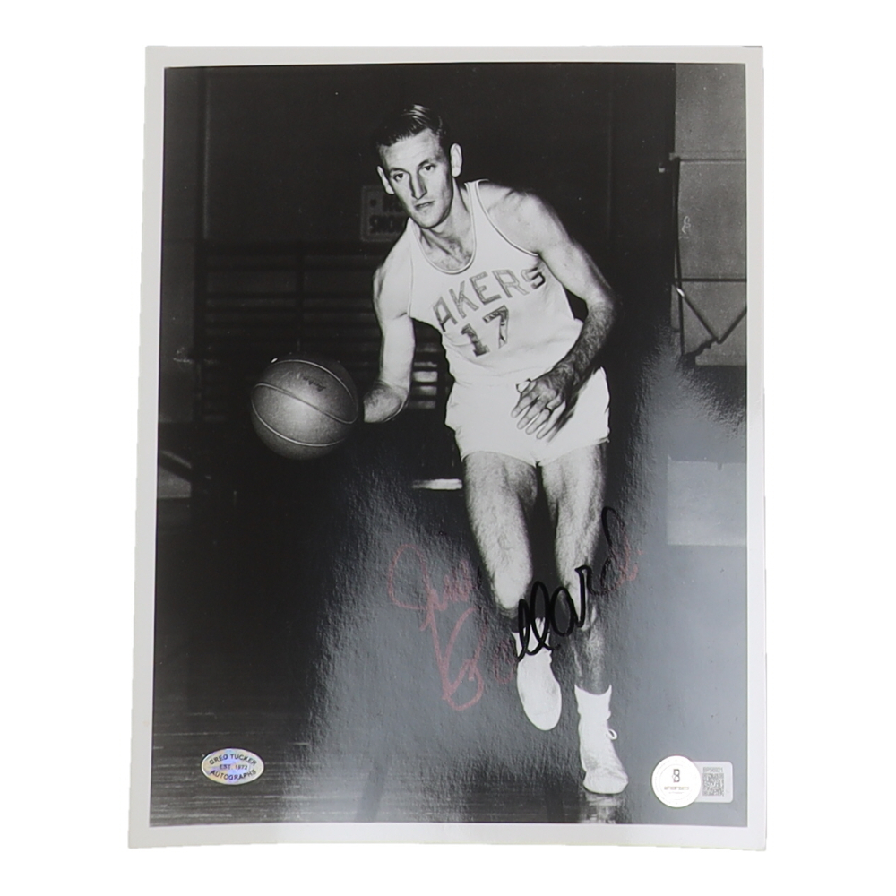 Jim Pollard Signed Lakers 8x10 Photo (Beckett) | Pristine Auction