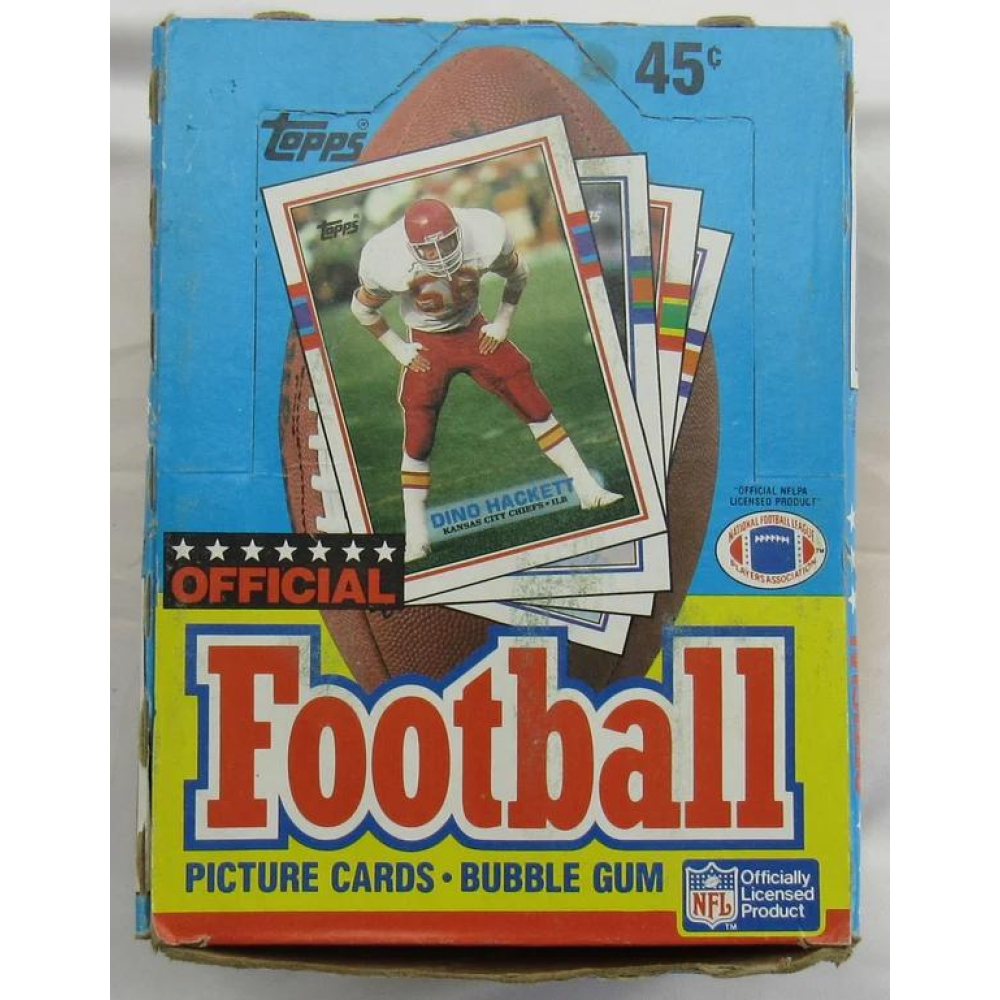 1989 Topps Football Card Wax Box with (36) Packs | Pristine Auction