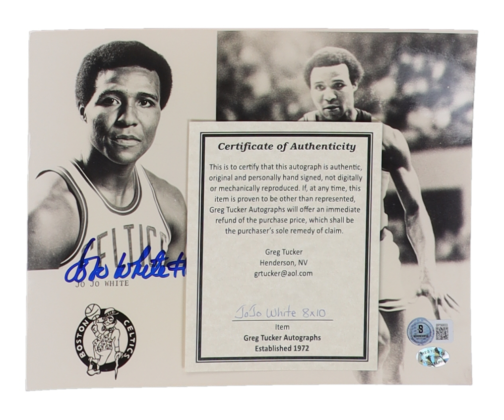 Jo Jo White Signed Celtics 8x10 Photo (Beckett) | Pristine Auction