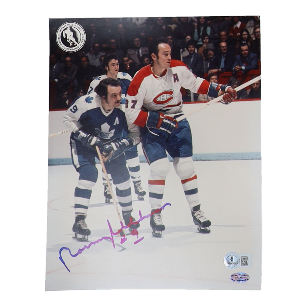 Norm Ullman Signed Maple Leafs 8x10 Photo (Beckett) | Pristine Auction