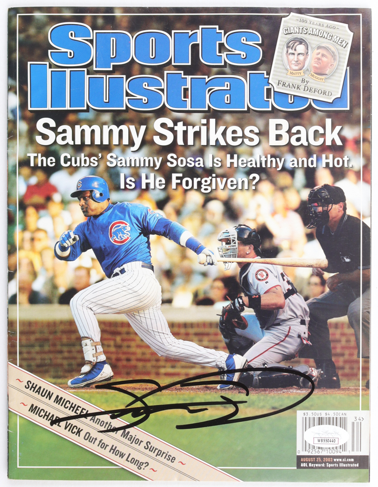 Sammy Sosa Signed 2003 Sports Illustrated Magazine (JSA) | Pristine Auction