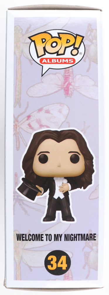 "Vincent Damon Furnier" Rare Alice Cooper Signed "Welcome To My ...