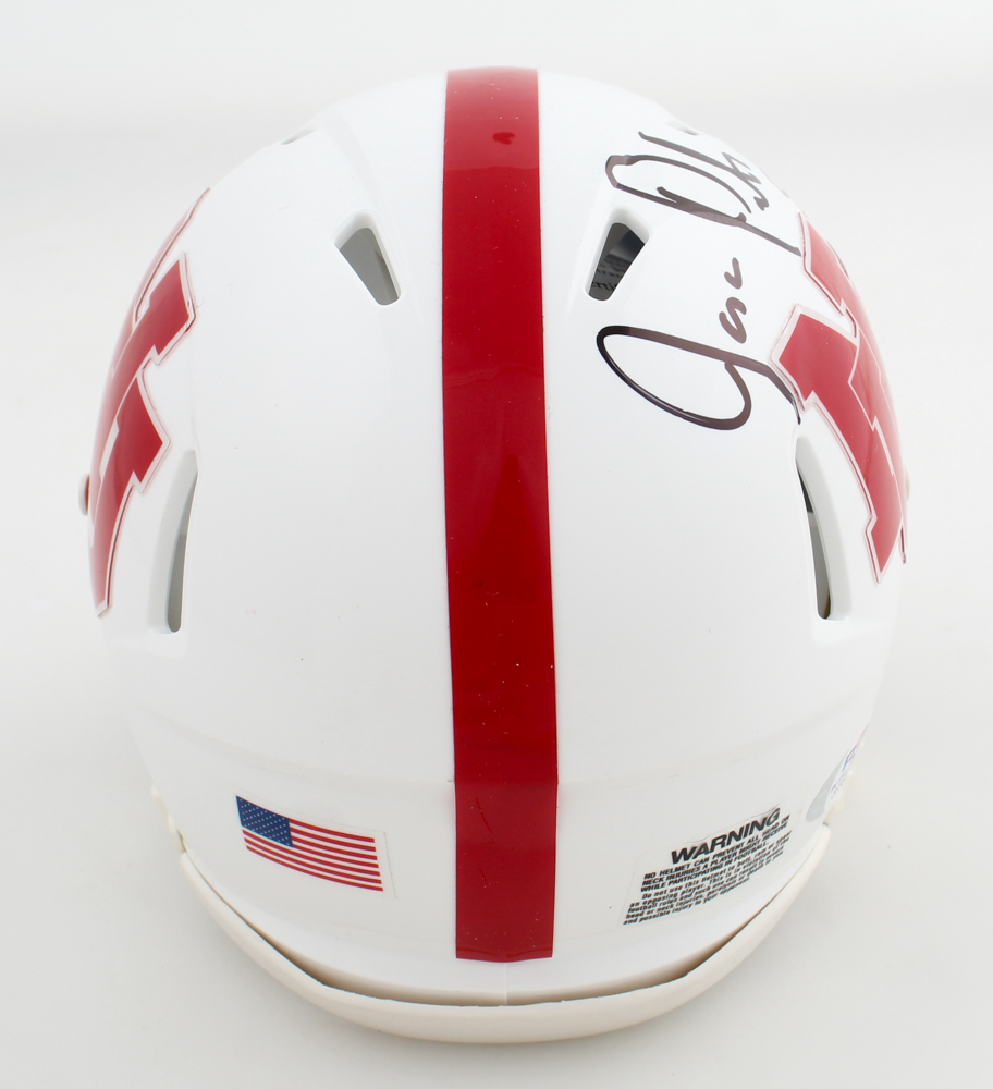 Jason Peter Signed Nebraska Cornhuskers Speed Mini Helmet (PSA ...