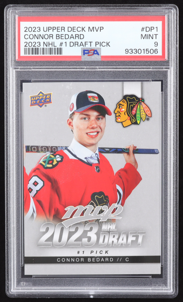 Connor Bedard 2023-24 Upper Deck MVP 2023 NHL Draft #1 Pick #DP1 RC ...