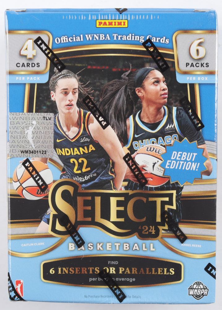 2024 Panini Select WNBA Basketball Hobby Blaster Box with (6) Packs ...