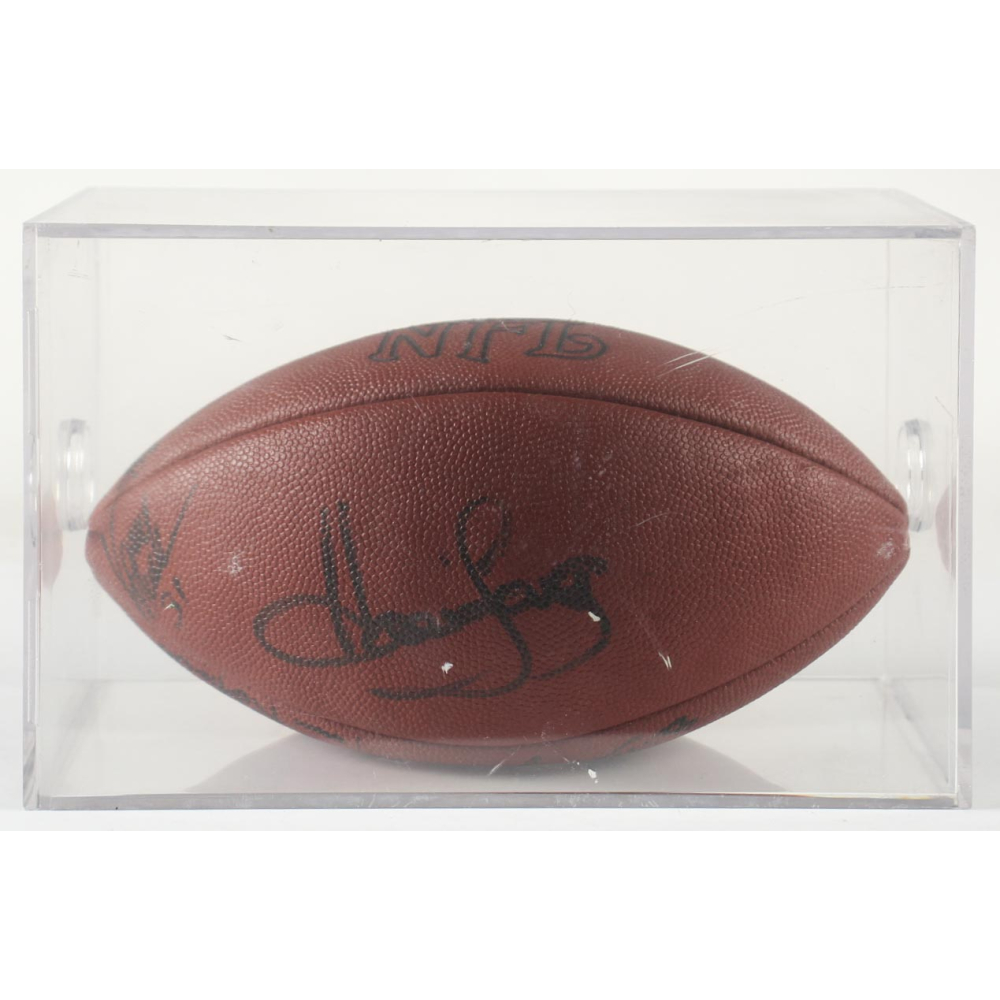 NFL Alumni Football Signed By (9) with Howie Long, Tim Brown, Ethan ...