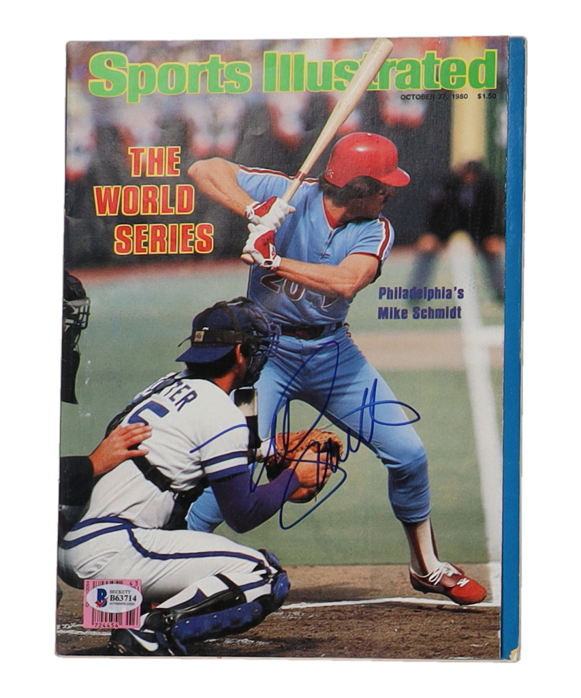 Mike Schmidt Signed 1980 Sports Illustrated Magazine (Beckett) | Pristine Auction