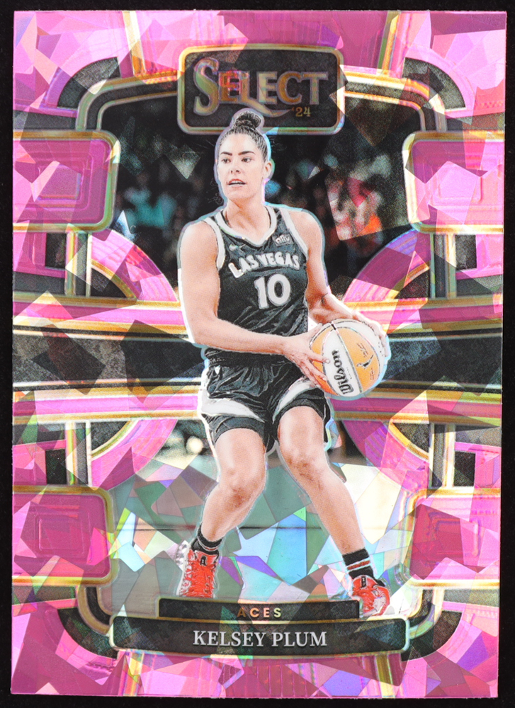 Kelsey Plum 2024 Select WNBA Pink Ice Prizms #75 | Pristine Auction