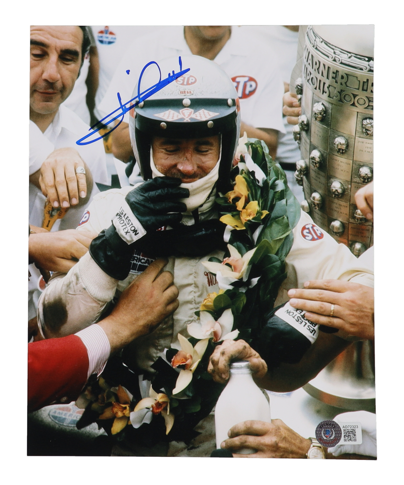 Mario Andretti Signed Indy 500 8x10 Photo (Beckett) | Pristine Auction