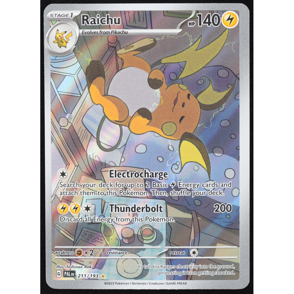 Raichu 2023 Pokemon Scarlet and Violet Paldea Evolved #211 | Pristine ...