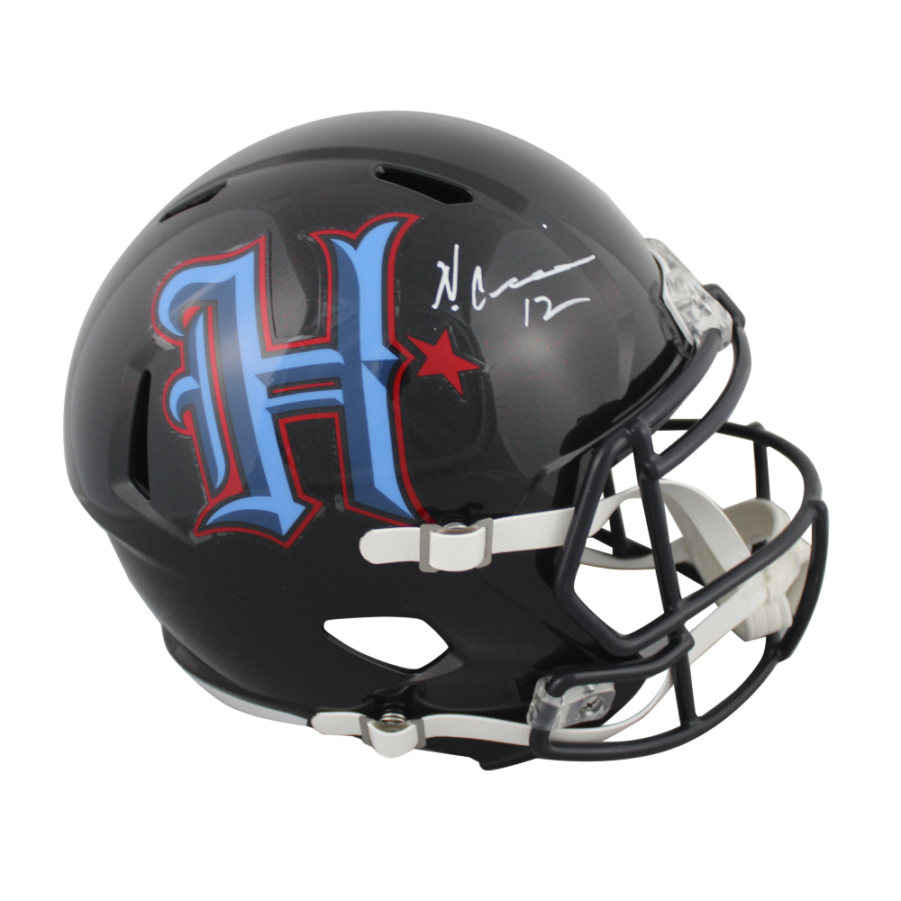 Nico Collins Signed Texans Full-Size Speed Helmet (Beckett) | Pristine ...