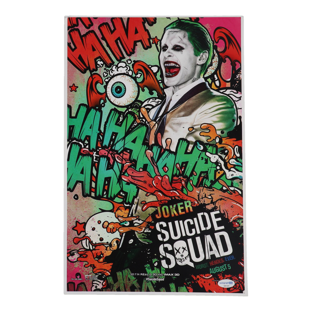 Jared Leto Signed "Suicide Squad" 11x17 Photo (AutographCOA) | Pristine ...