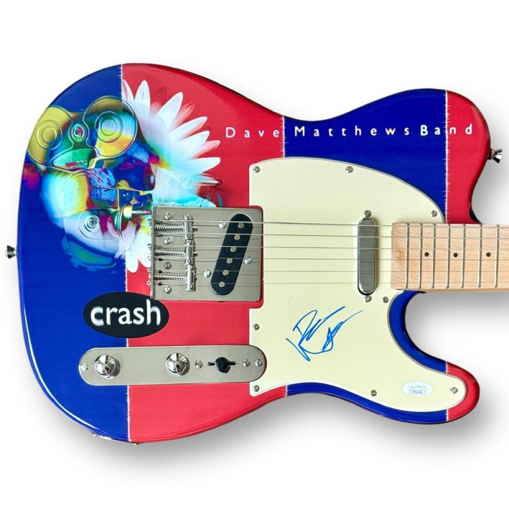 Dave Matthews Signed "Dave Matthews Band: Crash" Electric Guitar (JSA ...