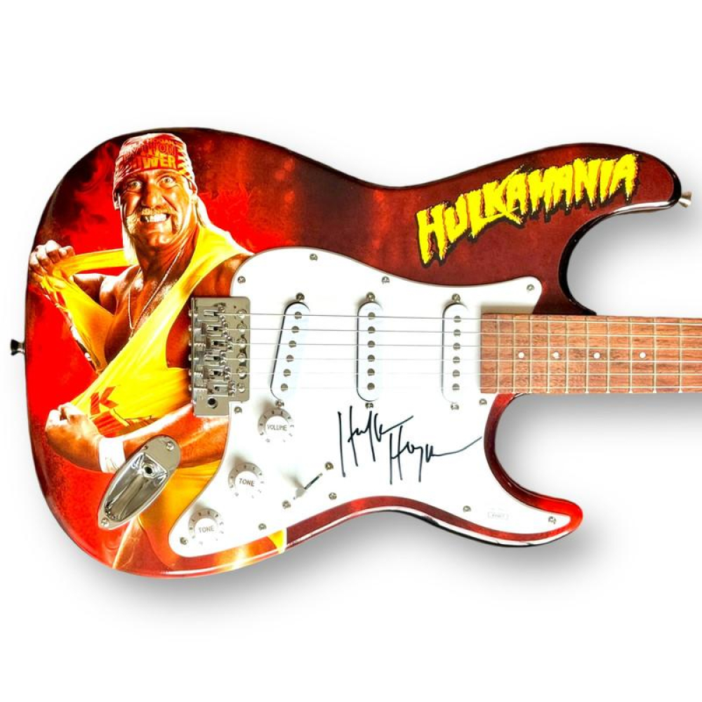 Hulk Hogan Signed WWE 39" Electric Guitar (JSA) | Pristine Auction