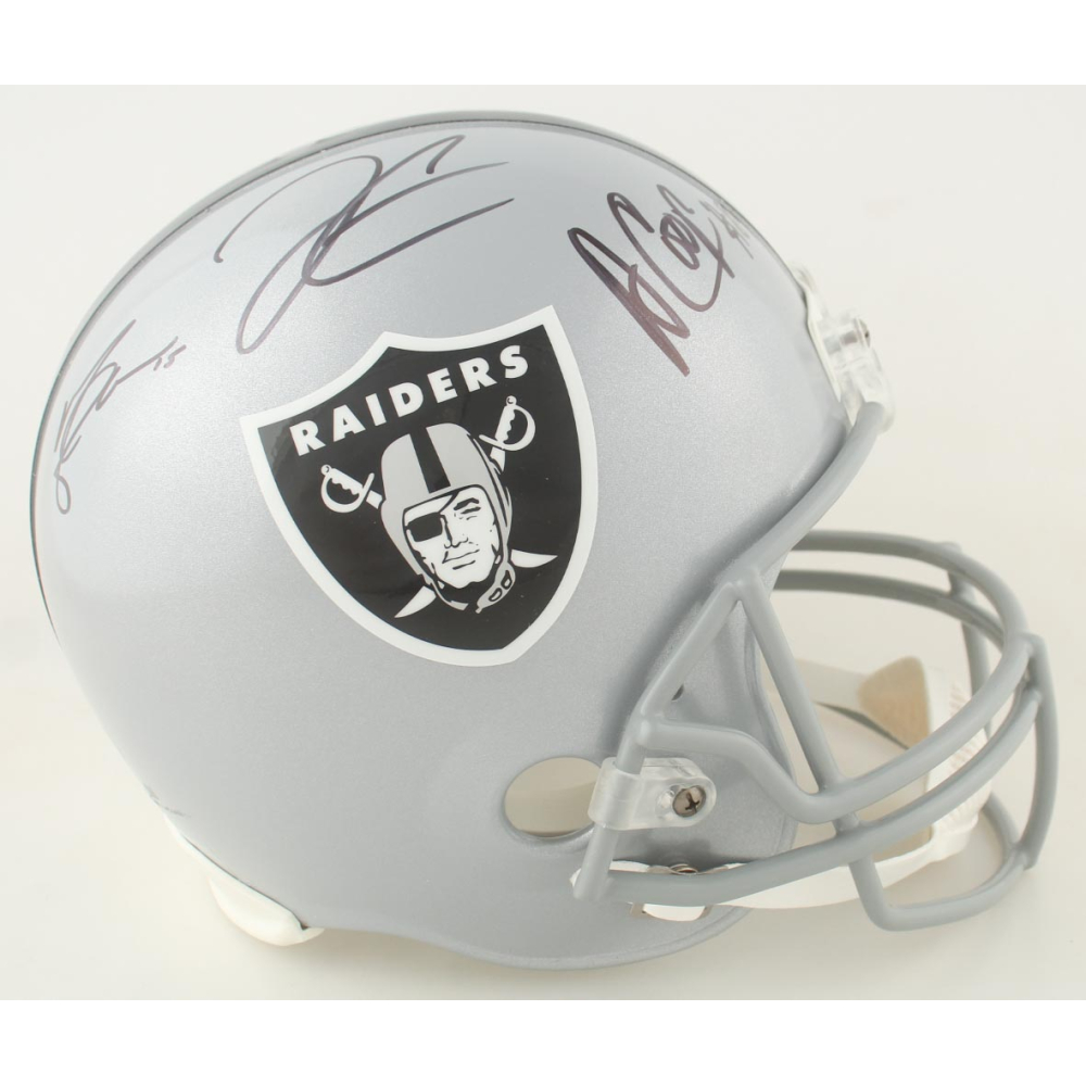 Derek Carr, Amari Cooper & Michael Crabtree Signed Raiders Full-Size ...
