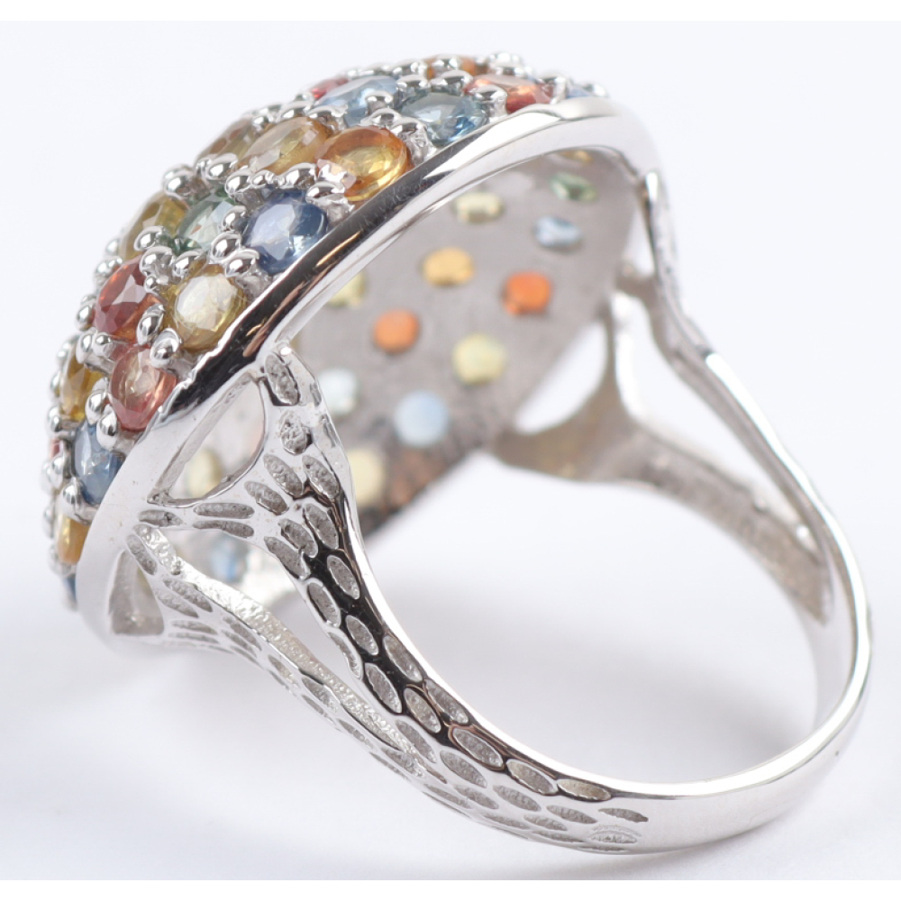 8.40cts Multi Sapphire Dome Ring | Estimated Value $1,600 (UGL ...