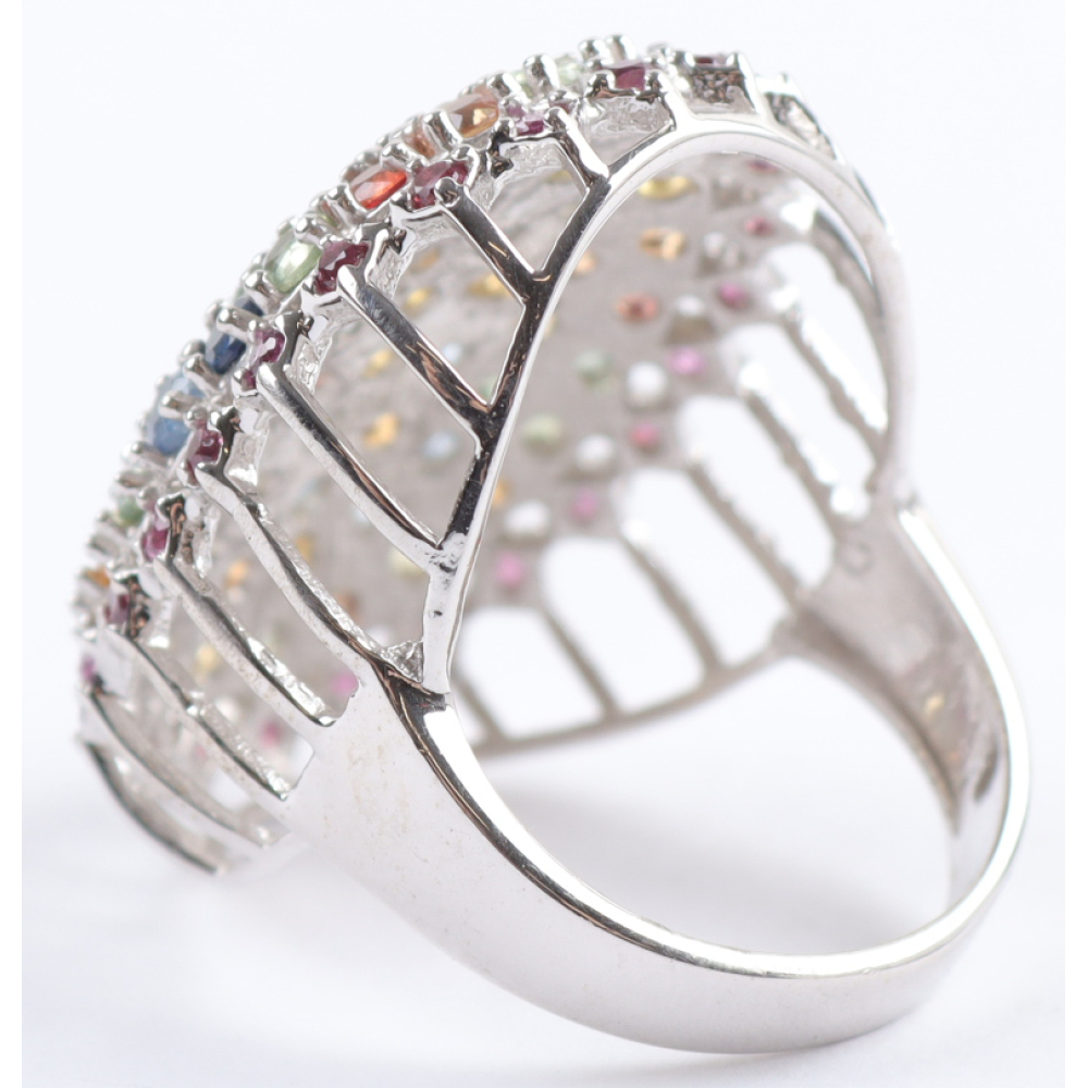 9.2cts Multi Color Sapphire & Garnet Ring | Estimated Value $1,700 (UGL ...