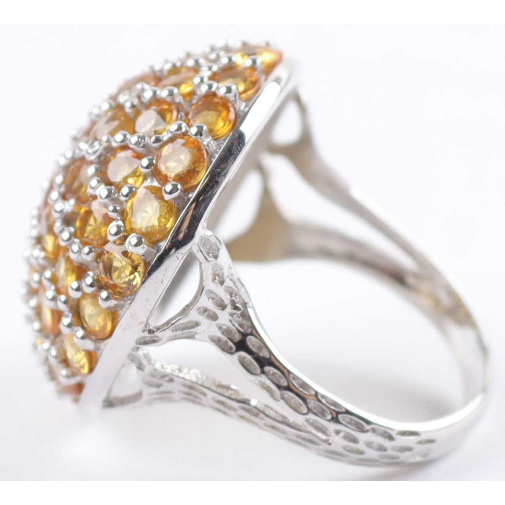 8.40cts Yellow Sapphire Dome Ring | Estimated Value $1,600 (UGL ...
