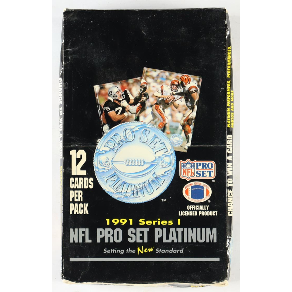 1991 Pro Set Platinum Series 1 Football Box with (36) Packs | Pristine ...
