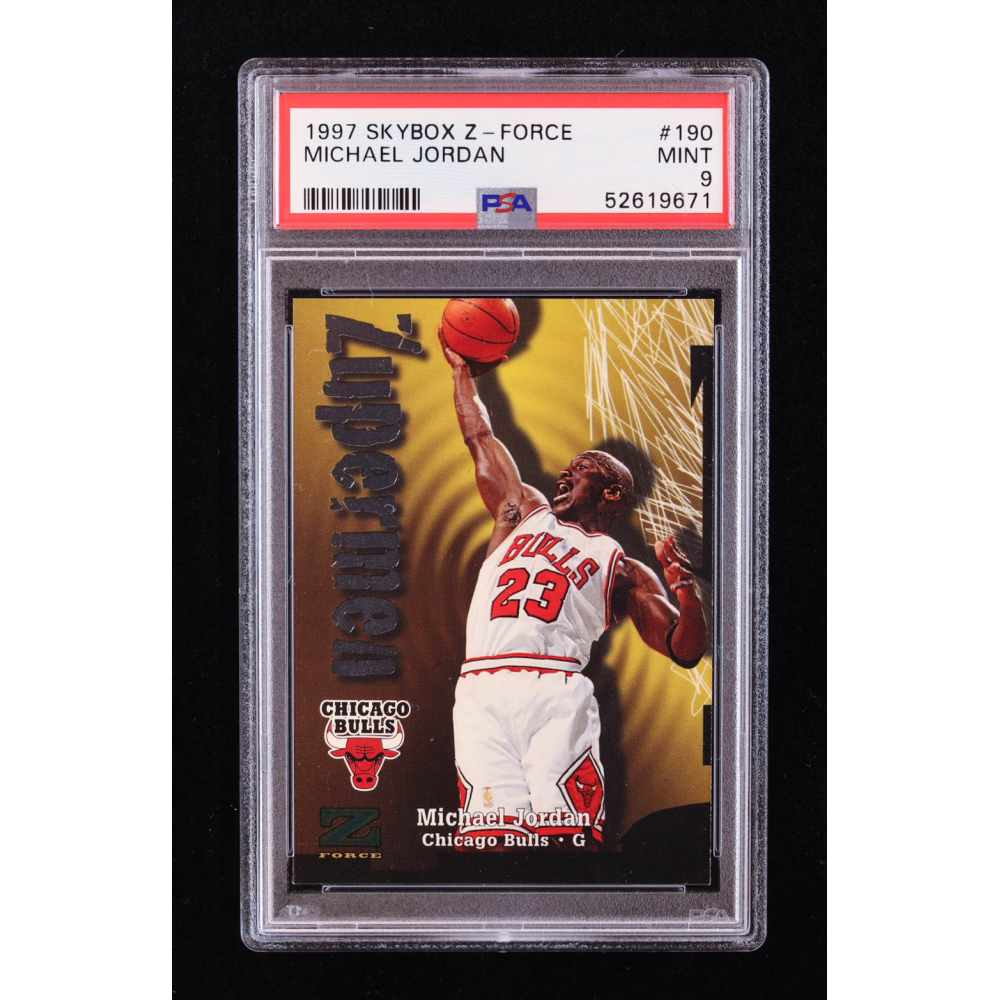 Michael Jordan 1997-98 Z-Force #190 ZUP (PSA 9) | Pristine Auction