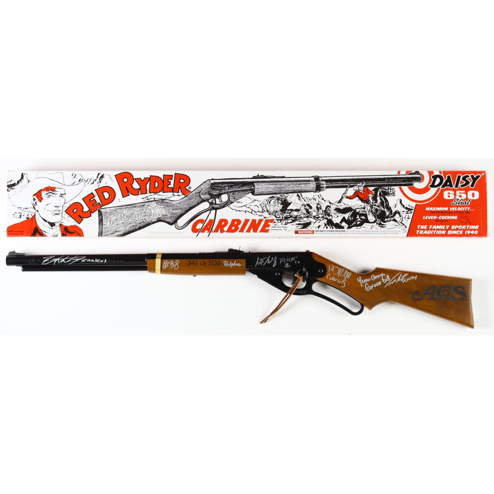 "A Christmas Story" Daisy Red Ryder BB Gun Cast-Signed by (6) with ...