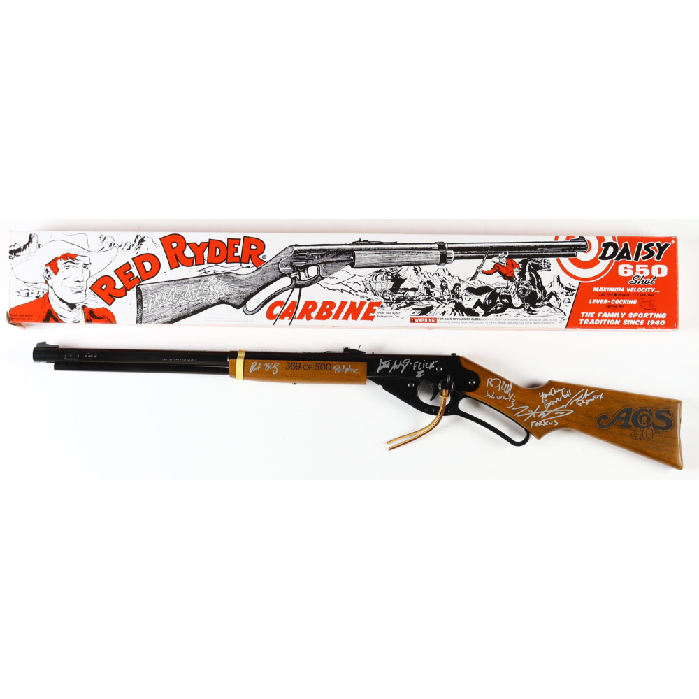 "A Christmas Story" Daisy Red Ryder BB Gun Cast-Signed by (6) with ...