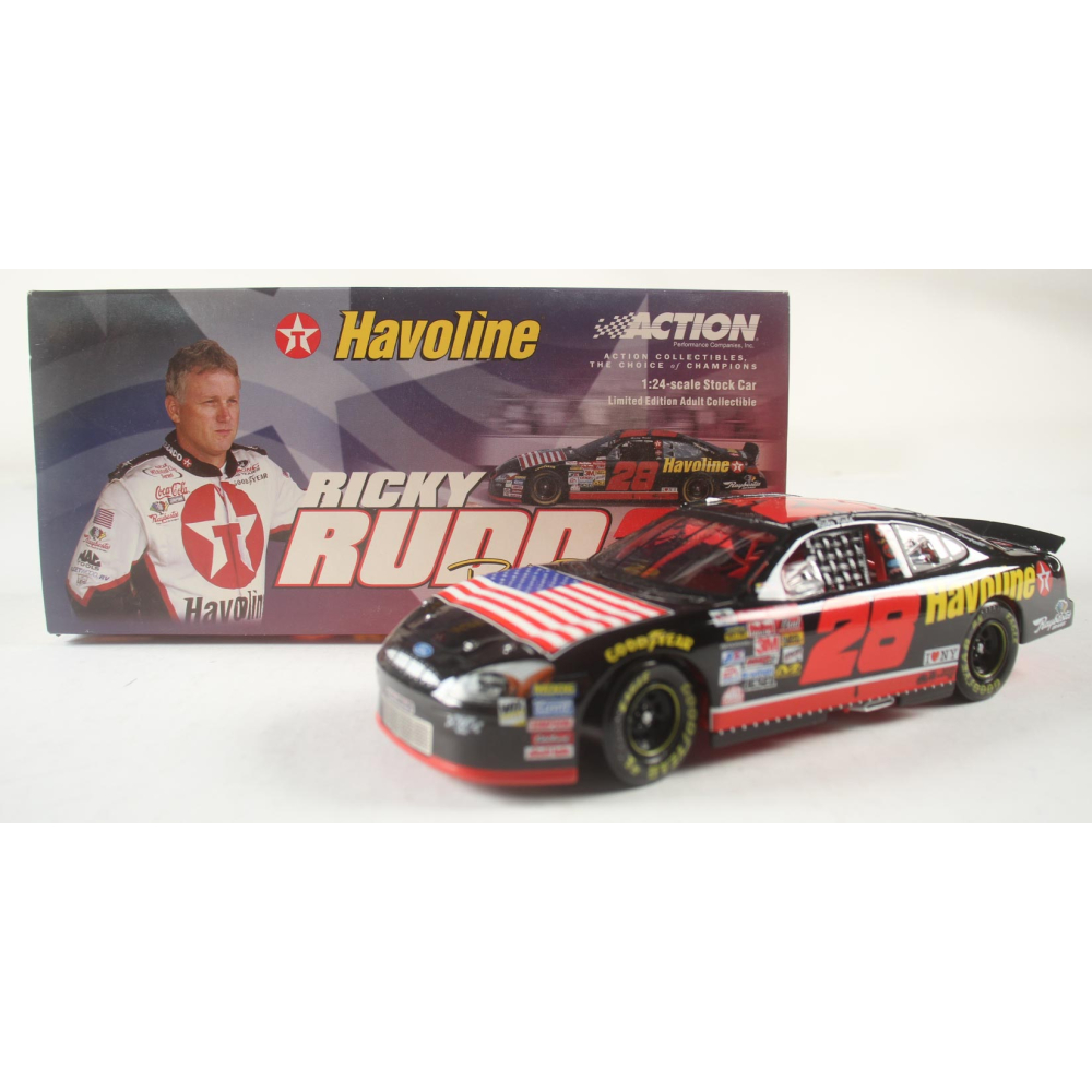 Ricky Rudd NASCAR #28 Havoline / Memorial 2001 Taurus - 1:24 Premium ...