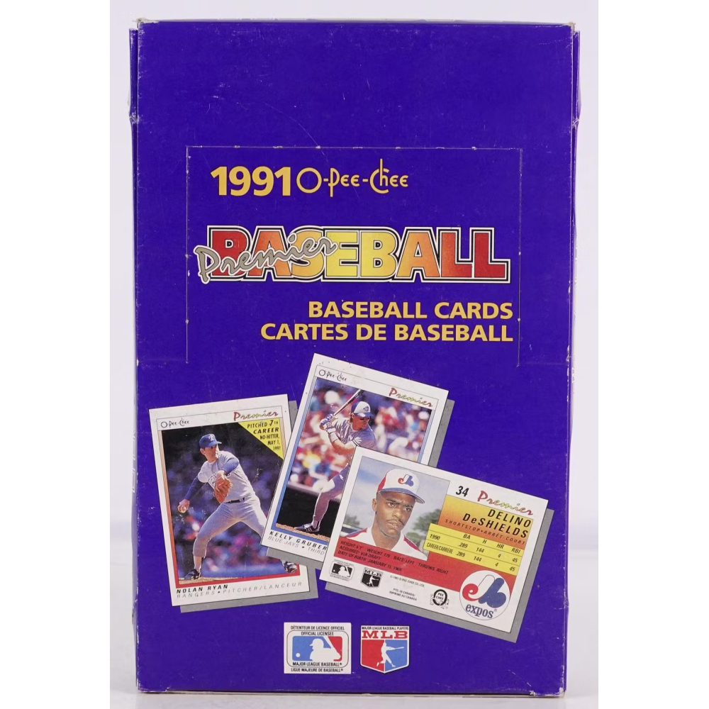 1991 O-pee-chee Premier Baseball Wax Box With (36) Packs | Pristine Auction