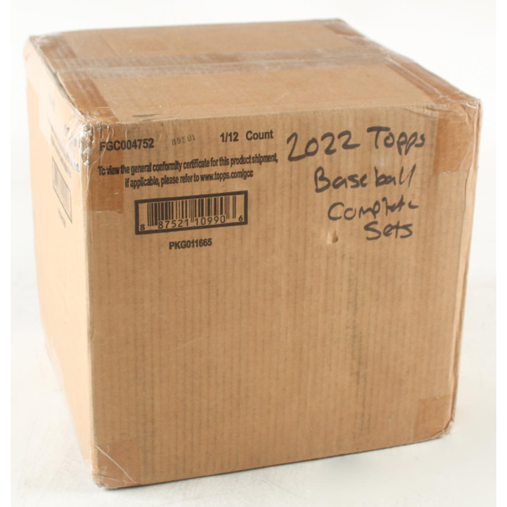 2022 Topps Baseball Factory Set Hobby Box Case With (12) Sets ...