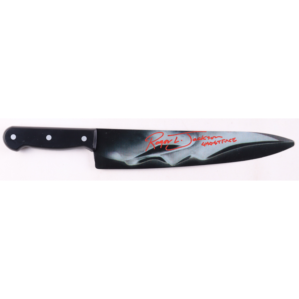 Roger Jackson Signed "Scream" Prop Knife Inscribed "Ghostface" (JSA ...