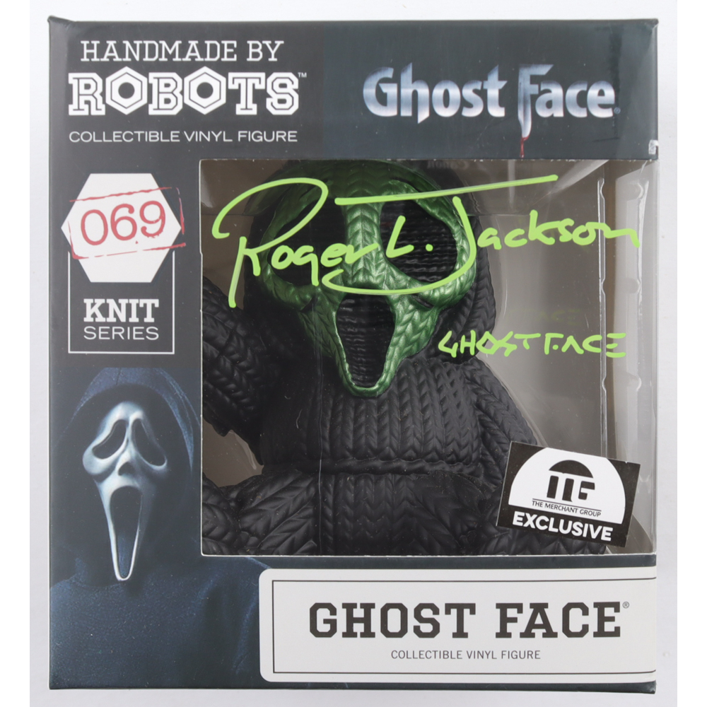 Roger L. Jackson Signed #69 Ghost Face Knit Series Handmade By Robots ...