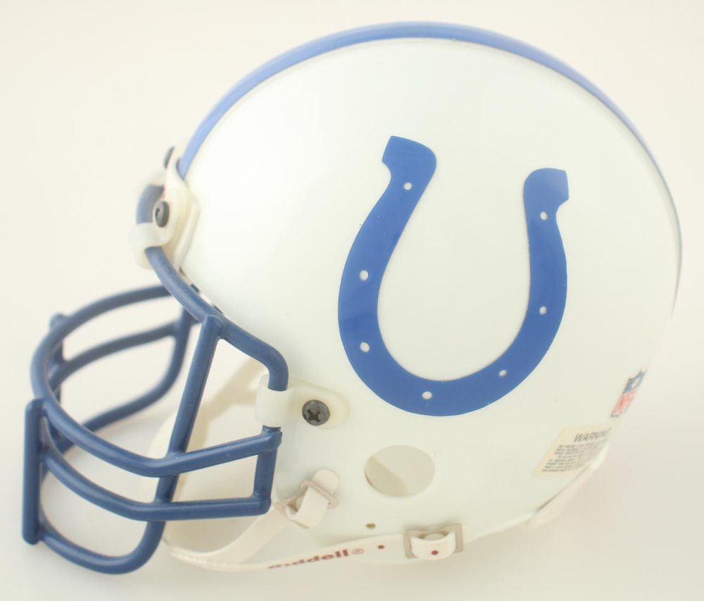 Peyton Manning Signed Colts Mini Helmet (UDA) | Pristine Auction