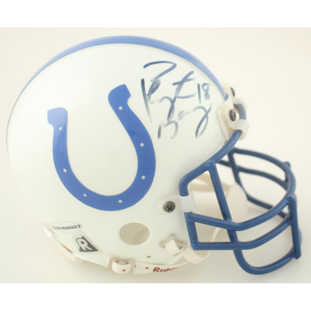 Peyton Manning Signed Colts Mini Helmet (UDA) | Pristine Auction