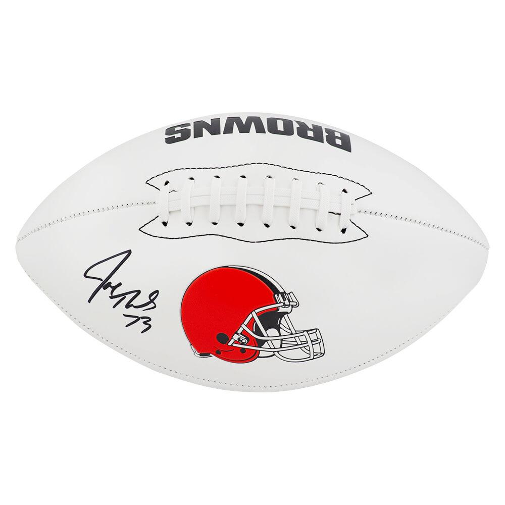 Joe Thomas Signed Browns Logo Football (Schwartz) | Pristine Auction