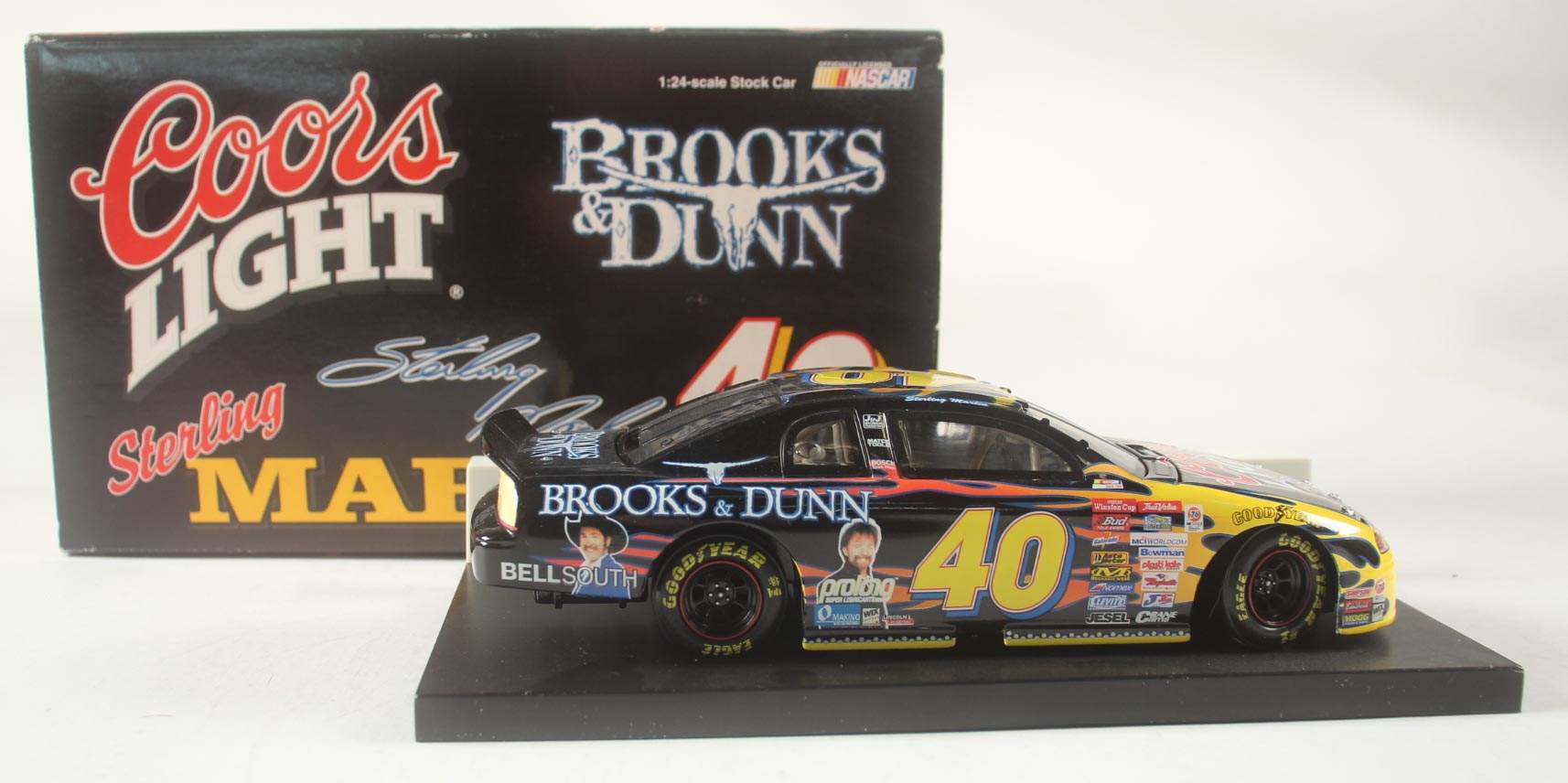 Sterling Marlin LE NASCAR #40 Coors Light Brooks & Dunn 1999 Monte ...