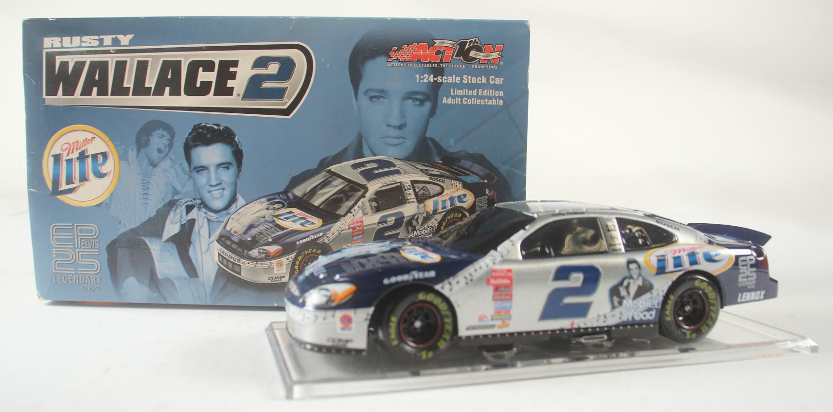 Rusty Wallace LE NASCAR #2 Miller Lite / Elvis 25th Anniversary 2002 ...