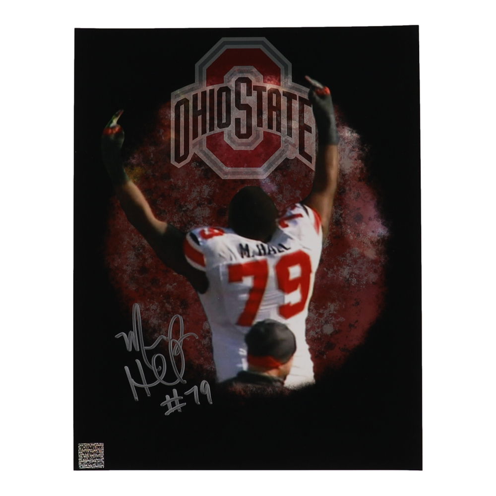 Marcus Hall Signed Ohio State Buckeyes 11x14 Photo (Playball Ink ...