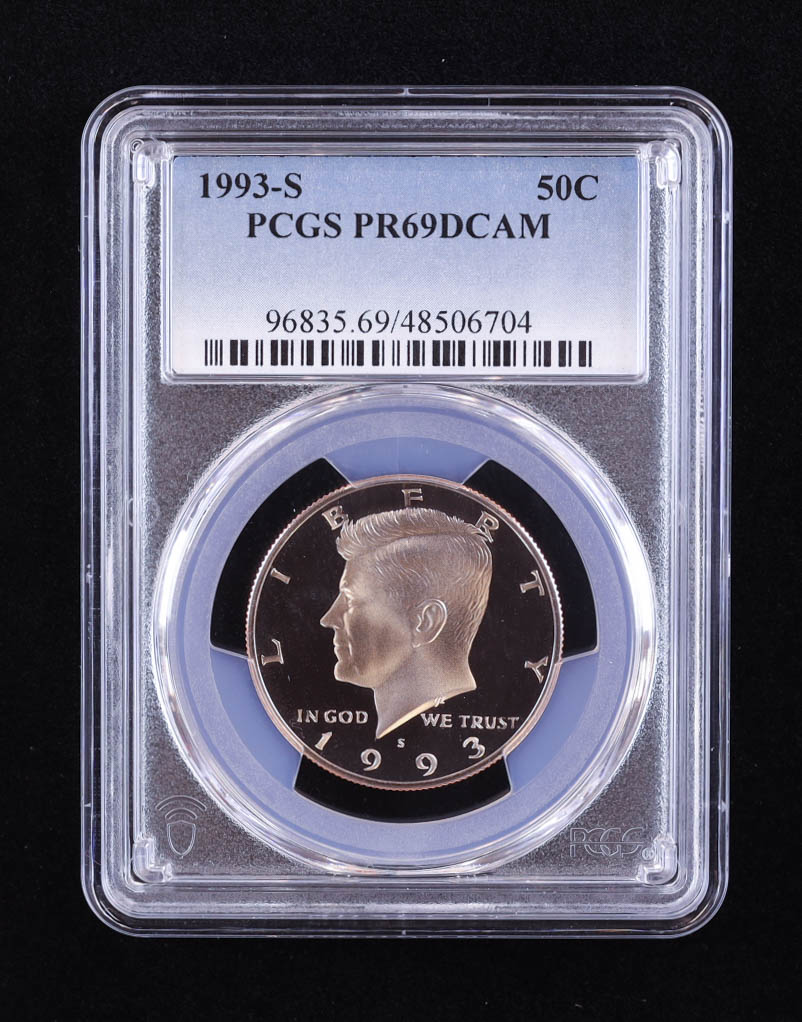1993-S Kennedy Half Dollar - Deep Cameo Proof (PCGS PR69DCAM) | Pristine Auction