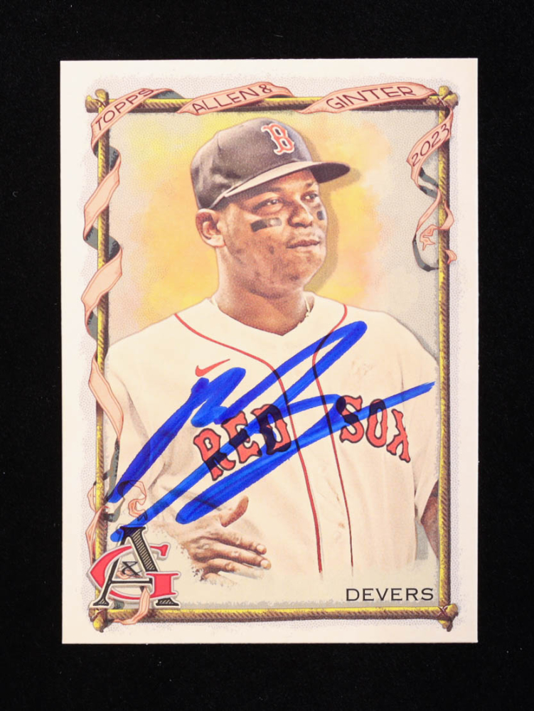 Rafael Devers Signed 2023 Topps Allen and Ginter #78 (PSA) | Pristine ...