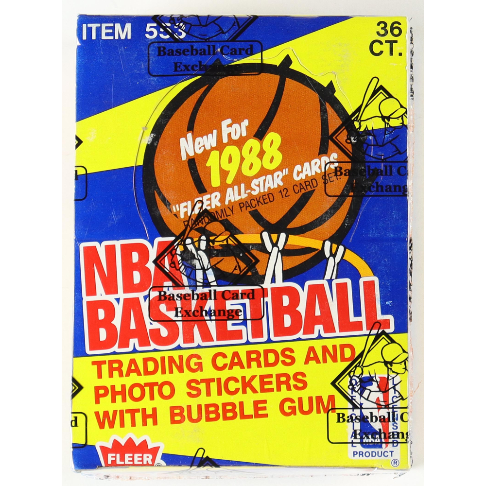 1988-89 Fleer Basketball Wax Box (BBCE Factory Sealed) | Pristine Auction
