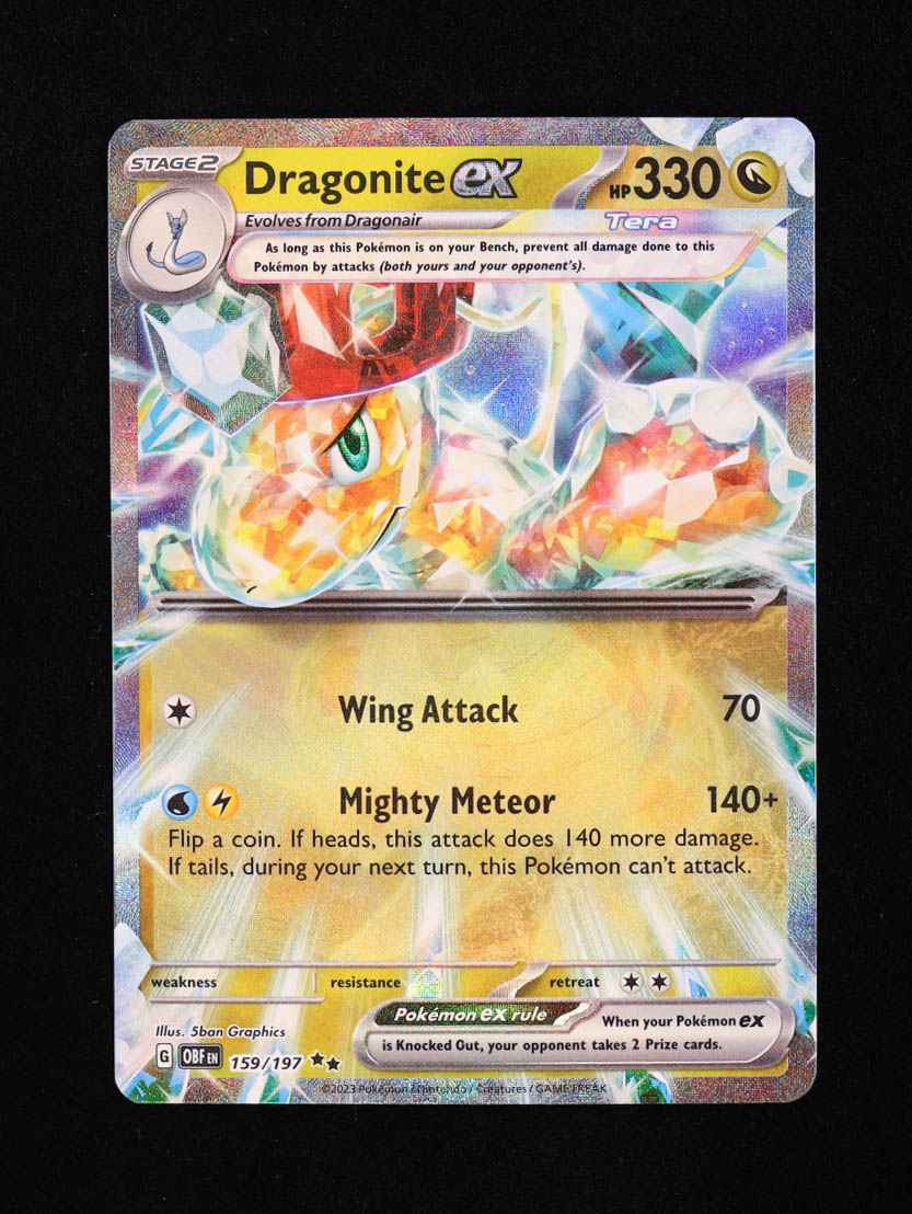 Dragonite EX 2023 Pokemon Scarlet and Violet Obsidian Flames #159 ...