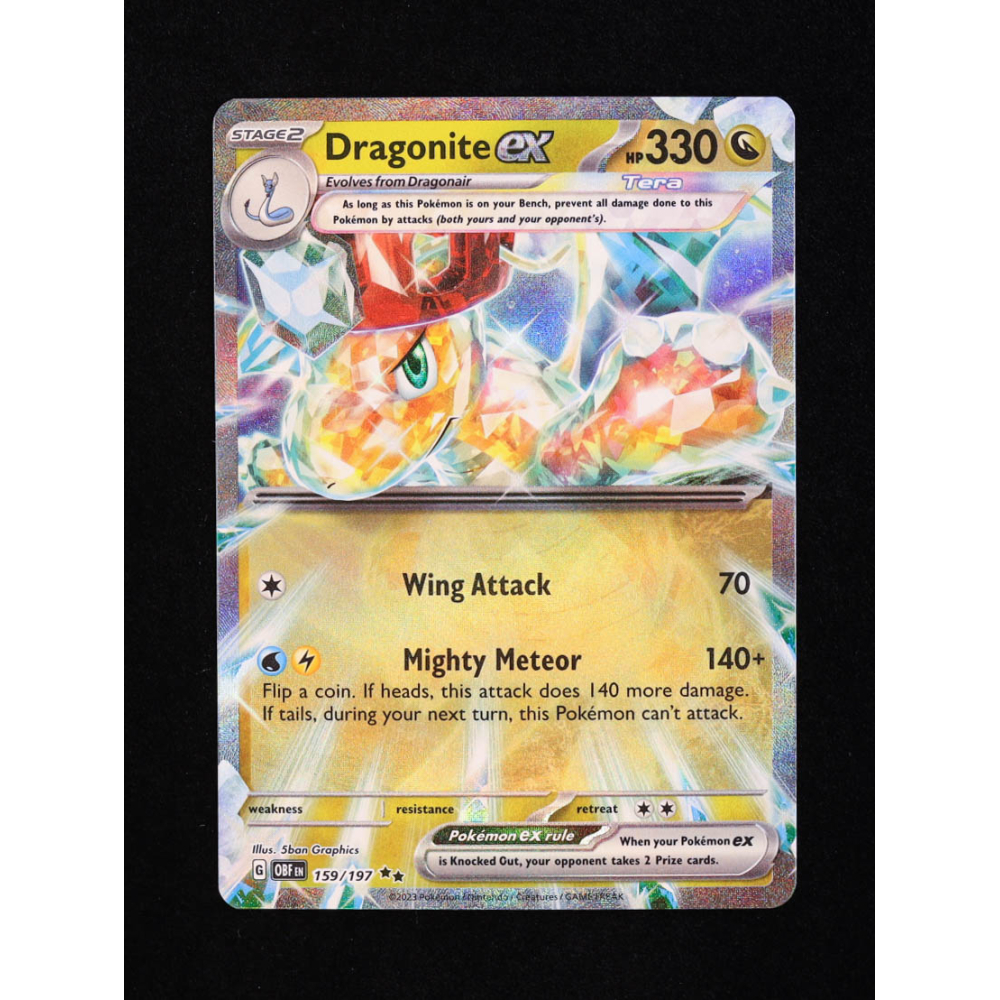 Dragonite EX 2023 Pokemon Scarlet and Violet Obsidian Flames #159 ...