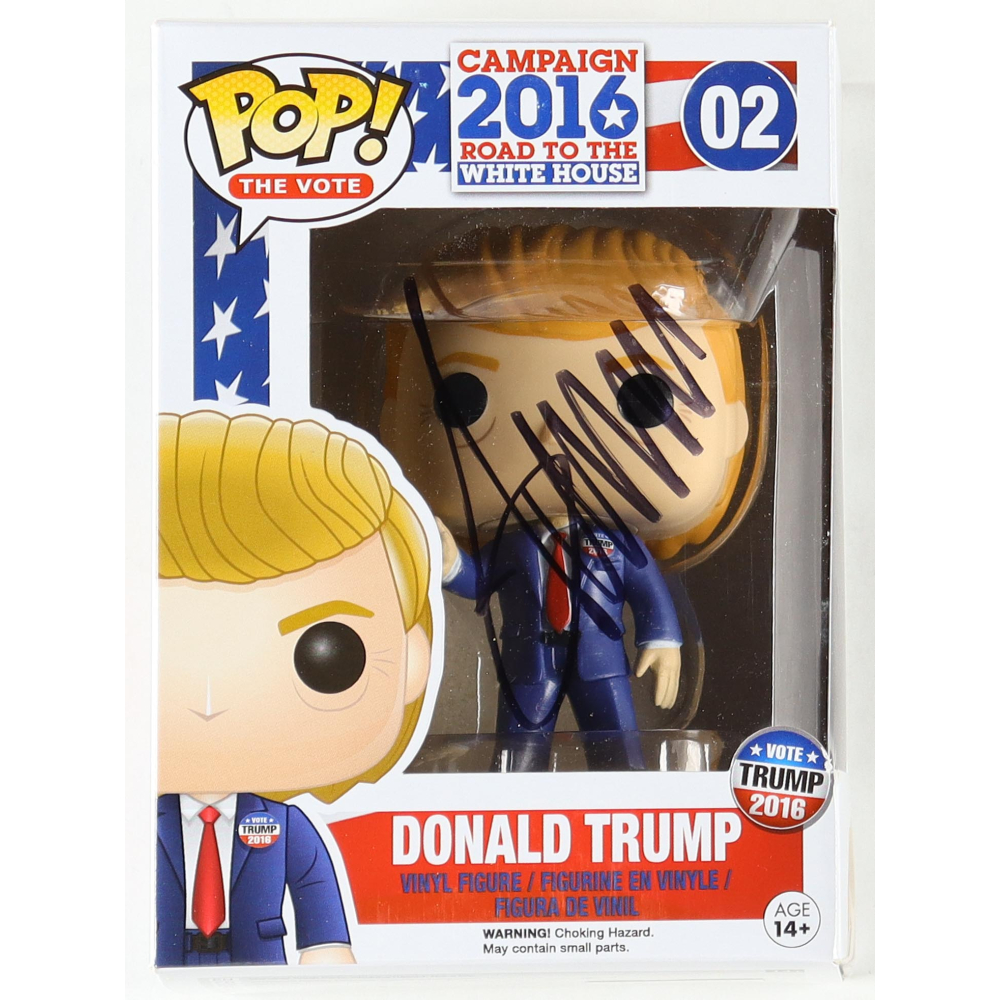 Donald Trump Signed "2016 Campaign: Road to the White House" #02 Funko ...