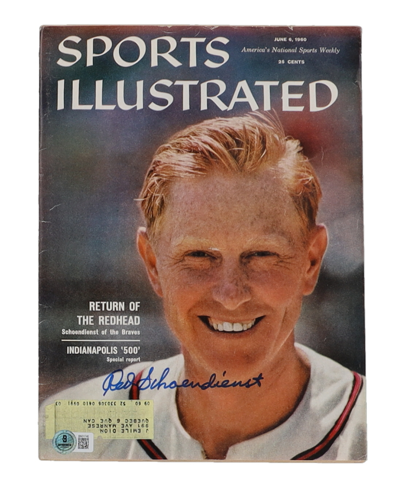 Red Schoendienst Signed 1960 Sports Illustrated Magazine (Beckett) | Pristine Auction