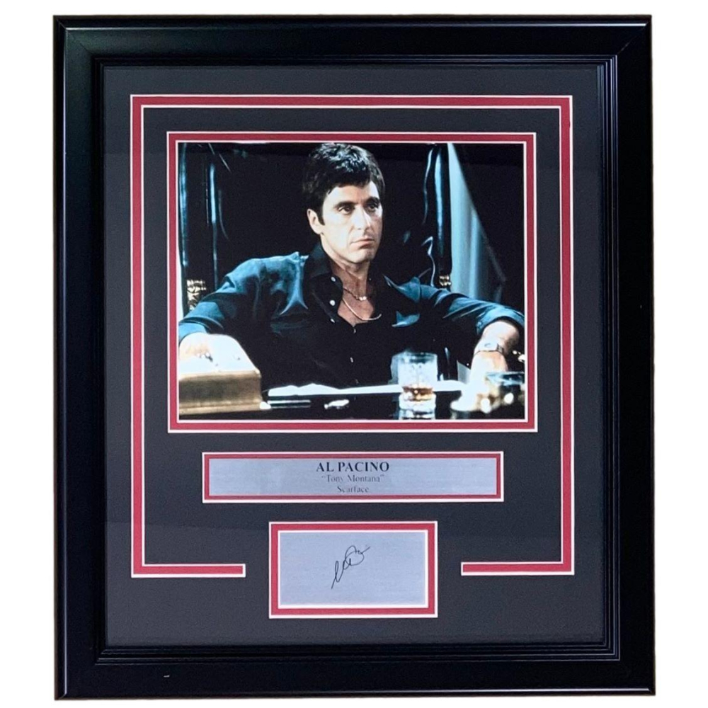 Al Pacino "Scarface" Custom Framed Photo Display with Laser Engraved ...