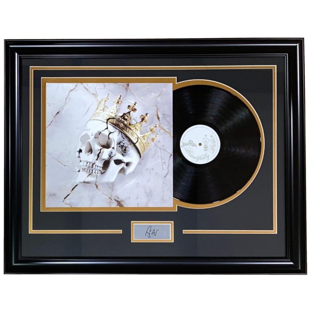 Jelly Roll "Beautifully Broken" Custom Framed Vinyl Record Album Cover ...