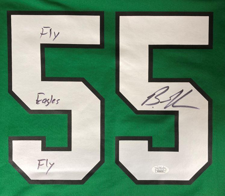 Brandon Graham Signed Eagles Nike Jersey Inscribed "Fly Eagles Fly ...