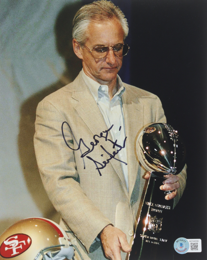 George Seifert Signed 49ers 8x10 Photo (Beckett) | Pristine Auction