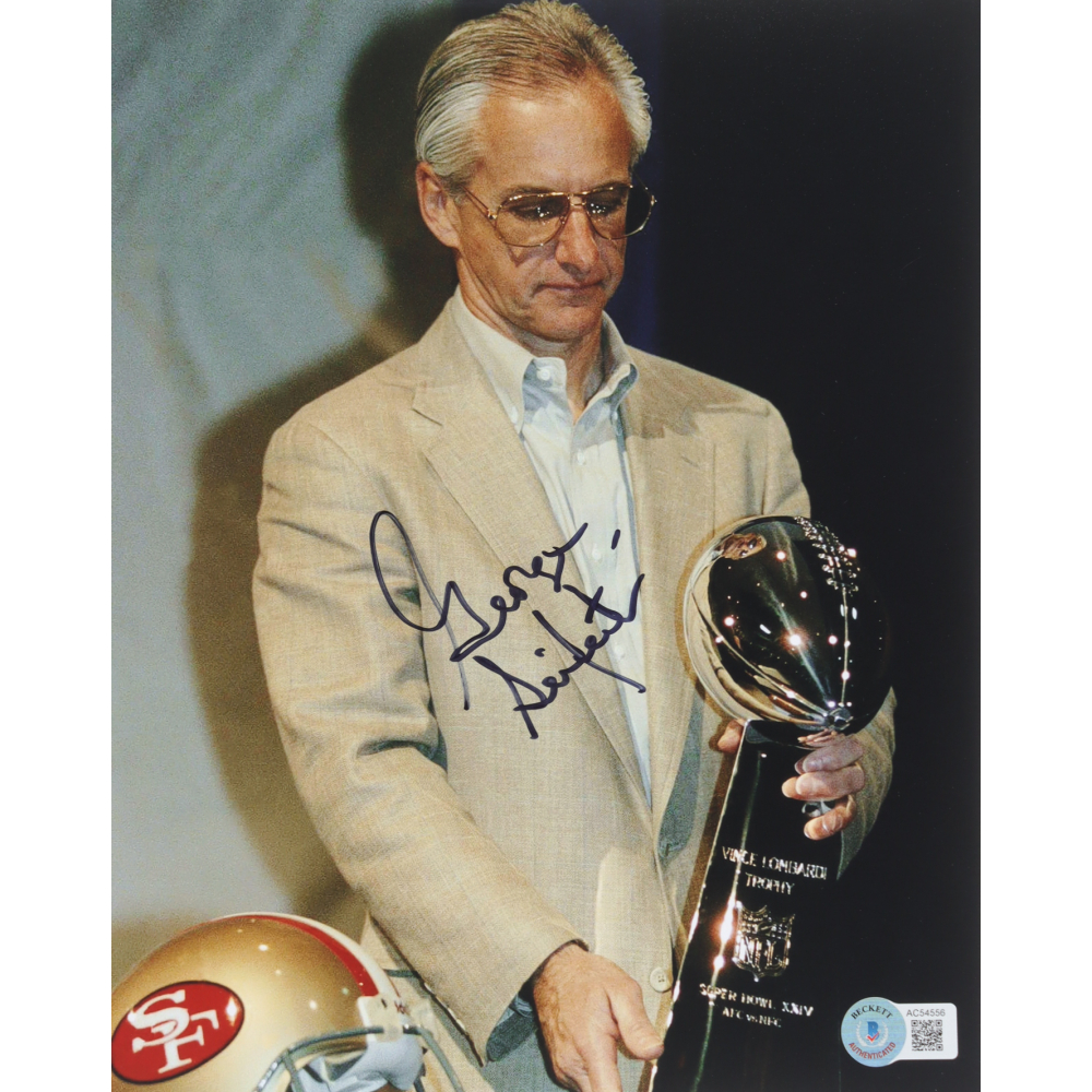 George Seifert Signed 49ers 8x10 Photo (Beckett) | Pristine Auction