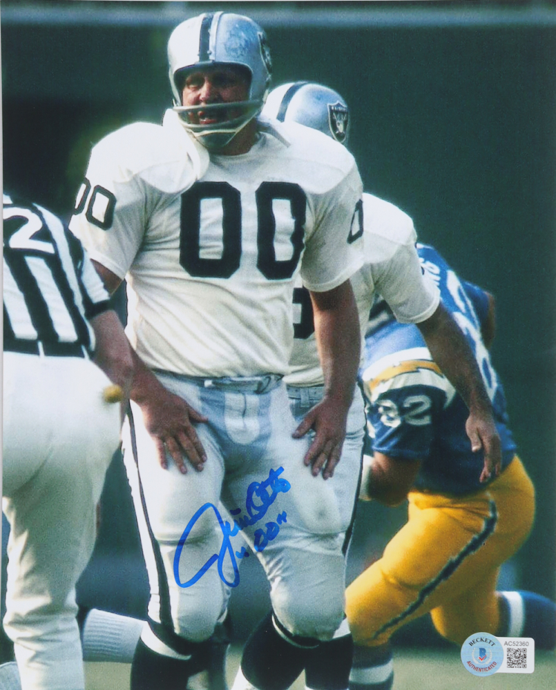 Jim Otto Signed Raiders 8x10 Photo (Beckett) | Pristine Auction